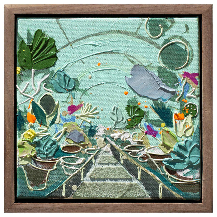Greenhouse, 6" x 6" – Tom Stephens Paintings